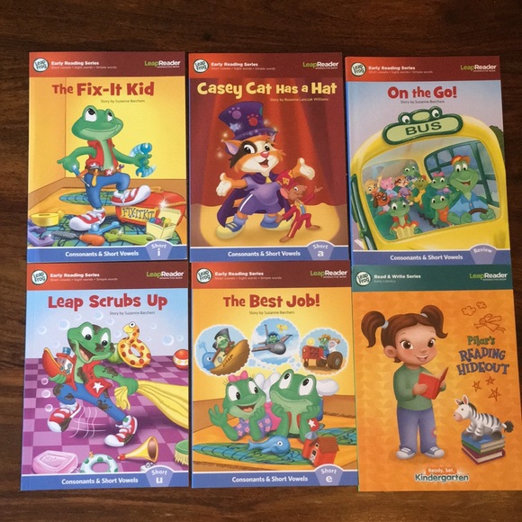 Leapfrog | Toys | Leap Frog Tag Mixed Lot Of 6 Books Consonants Short ...